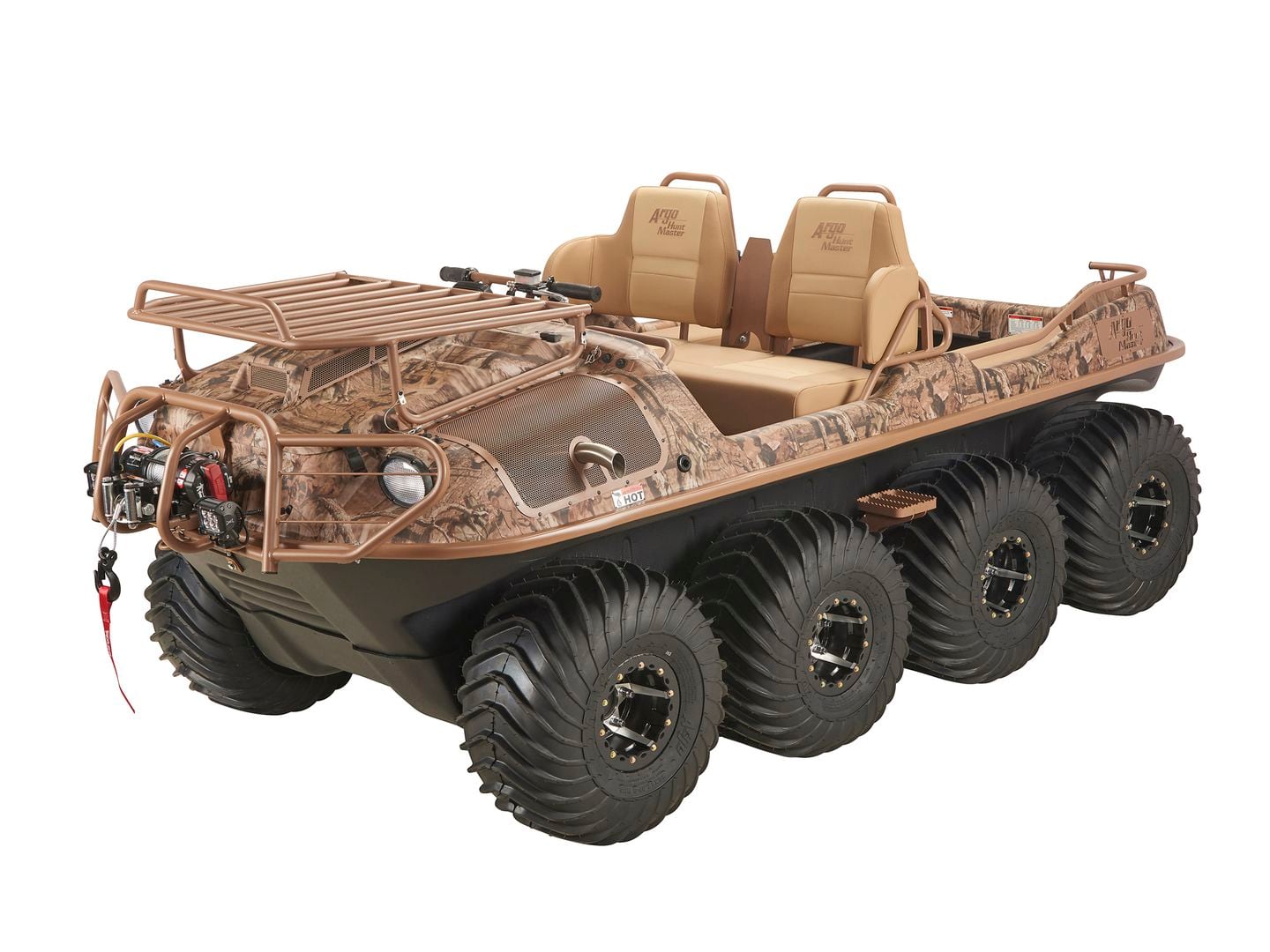 2017 Argo HuntMaster 8x8 Amphibious XTV First Look | ATV Rider