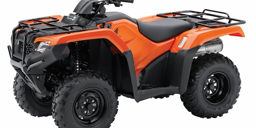 New Honda Atv 4 Wheeler Orange