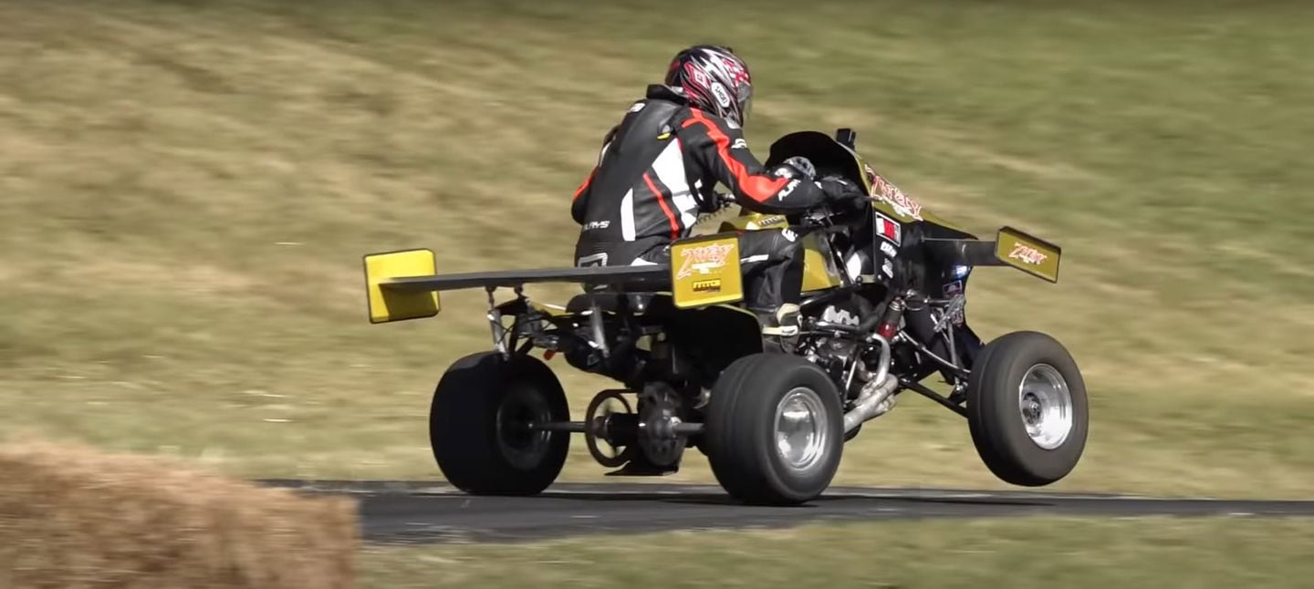 Quadzilla LT500R/GSX-R1000 Hill Climb ATV | ATV Rider