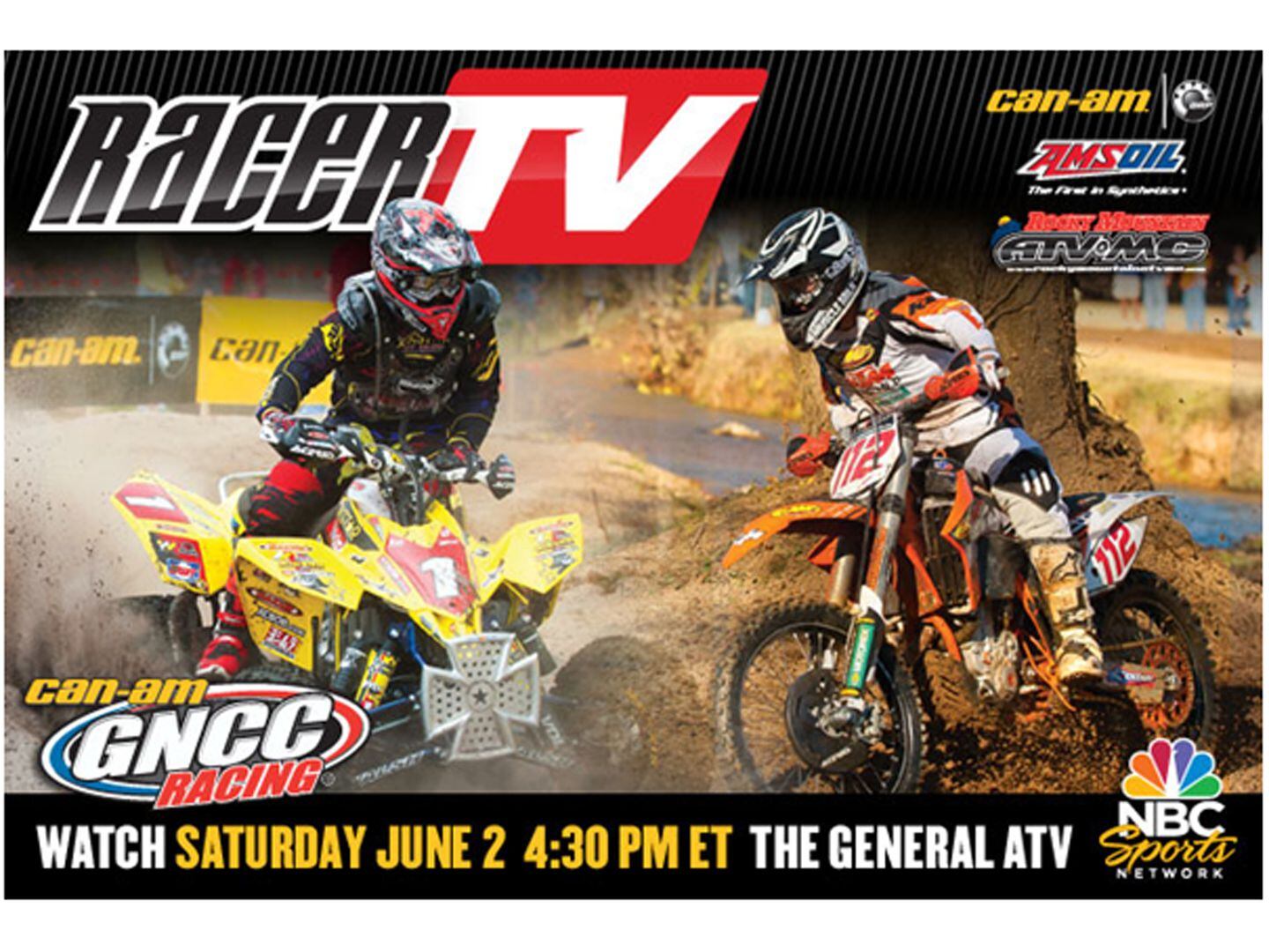 Saturday at 4:30 PM ET on NBC Sports Network | ATV Rider