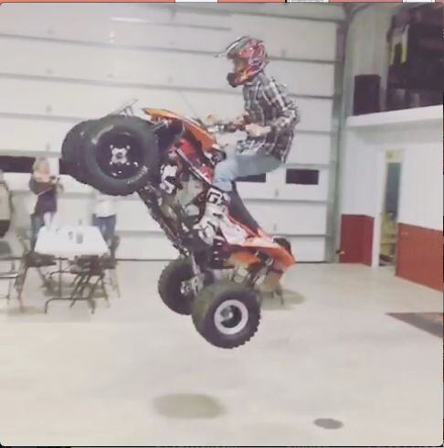 Crazy Indoor ATV Jump | ATV Rider