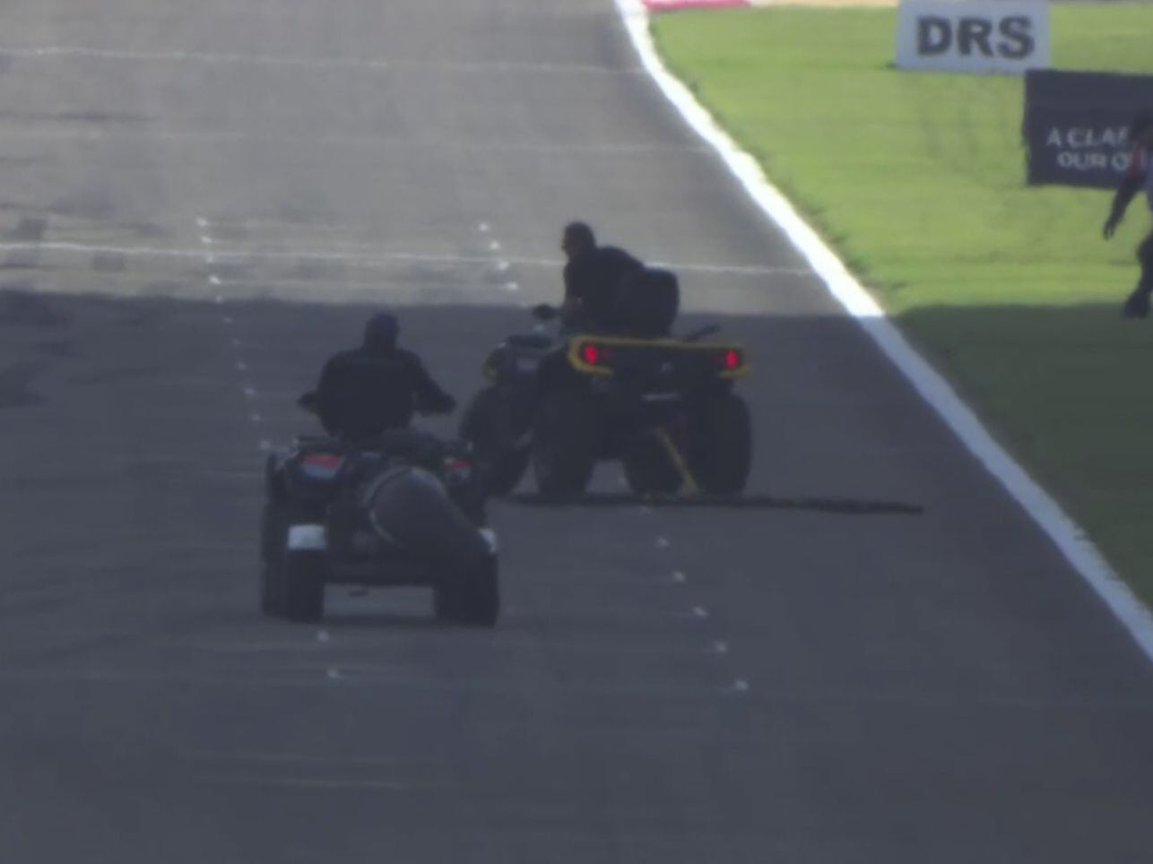 Duo of ATVs Used to Clean Track for Formula 1 Bahrain GP | ATV Rider